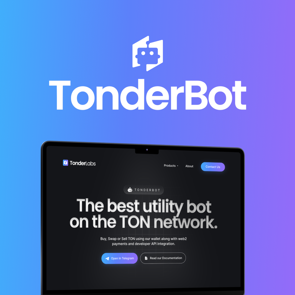 TonderBot - Best Utility Bot on the TON Network | TonderLabs